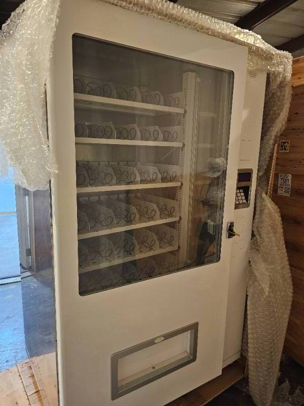---PRIVATE CONSIGNMENT--- BRAND NEW VENDING MACHINES STILL IN CRATES ...